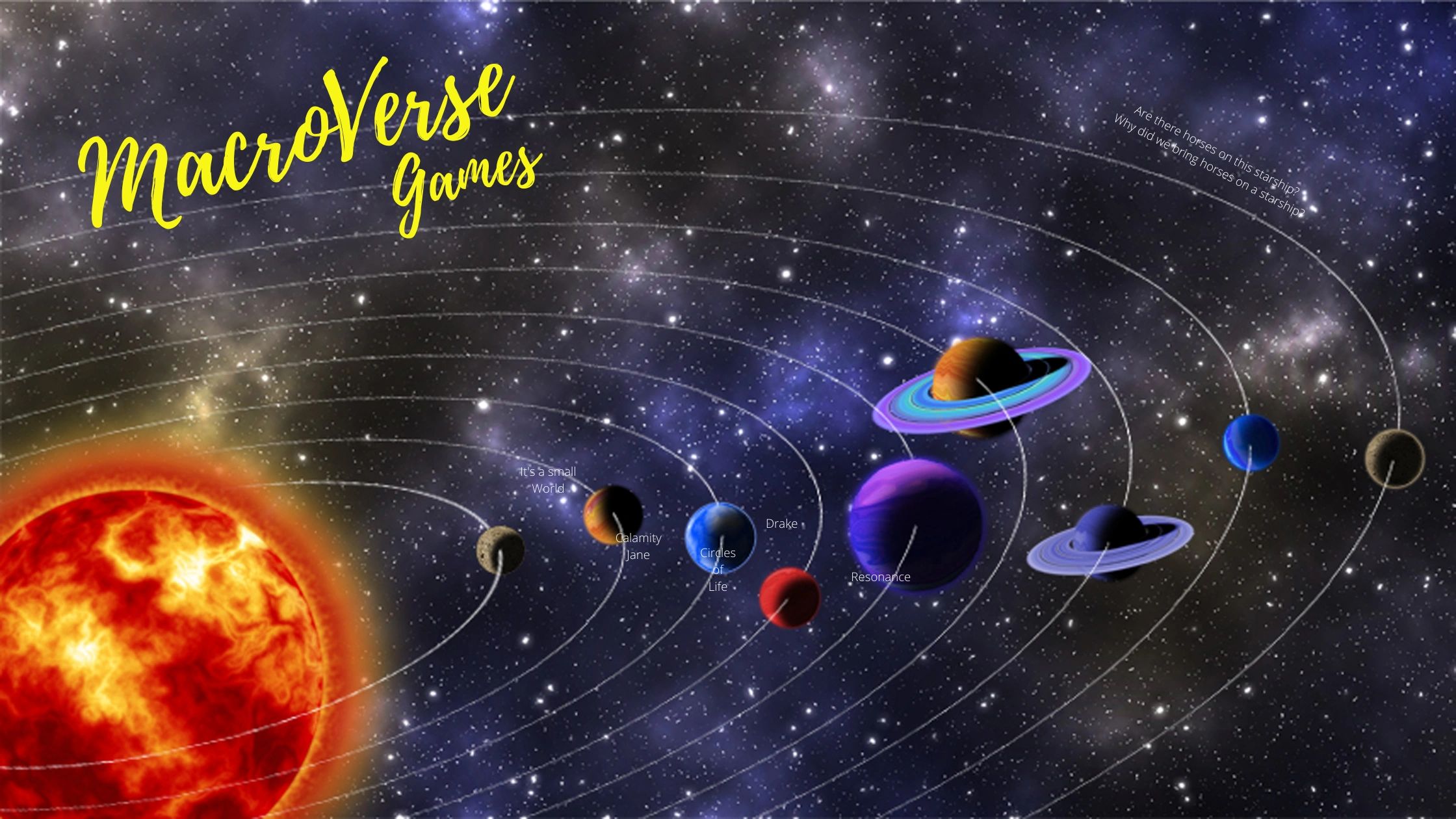 MacroVerse Games - Table Top Role Playing Game, Role Playing Game